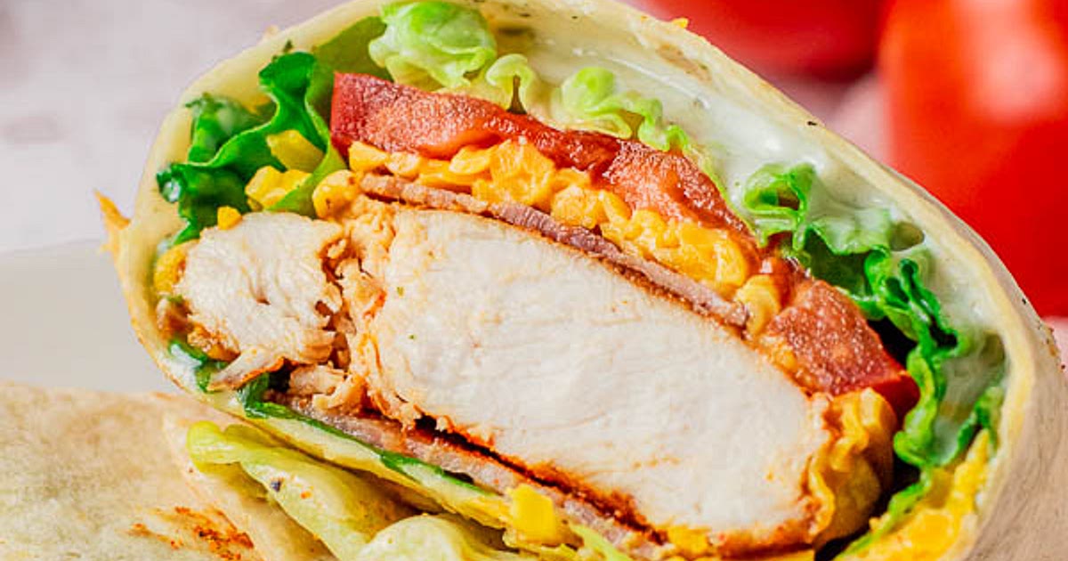 15 MINUTE CHICKEN BACON RANCH WRAP {Crack Wrap} Recipe | Samsung Food App