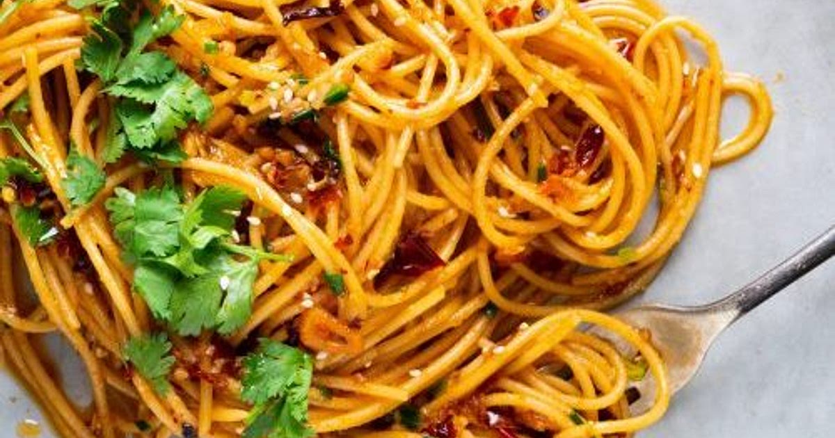 Chilli Crisp Garlic Butter Spaghetti | Marion's Kitchen Recipe ...
