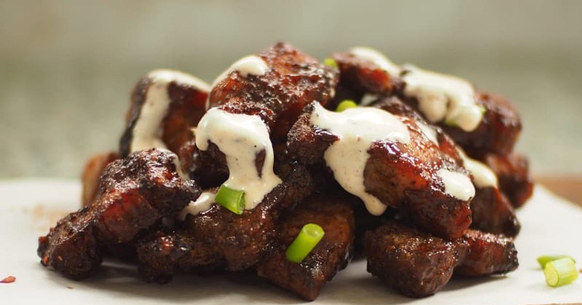 Air Fryer Pork Belly Bites Recipe | Samsung Food App