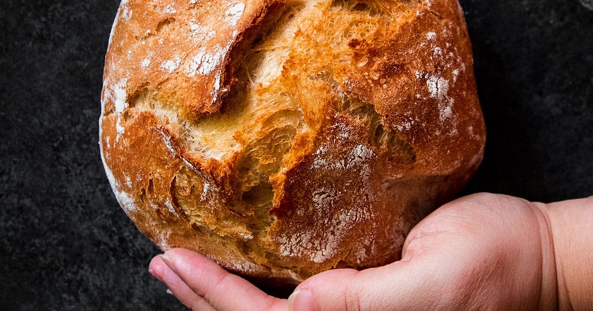 Small Batch Crusty Bread Recipe | Samsung Food App