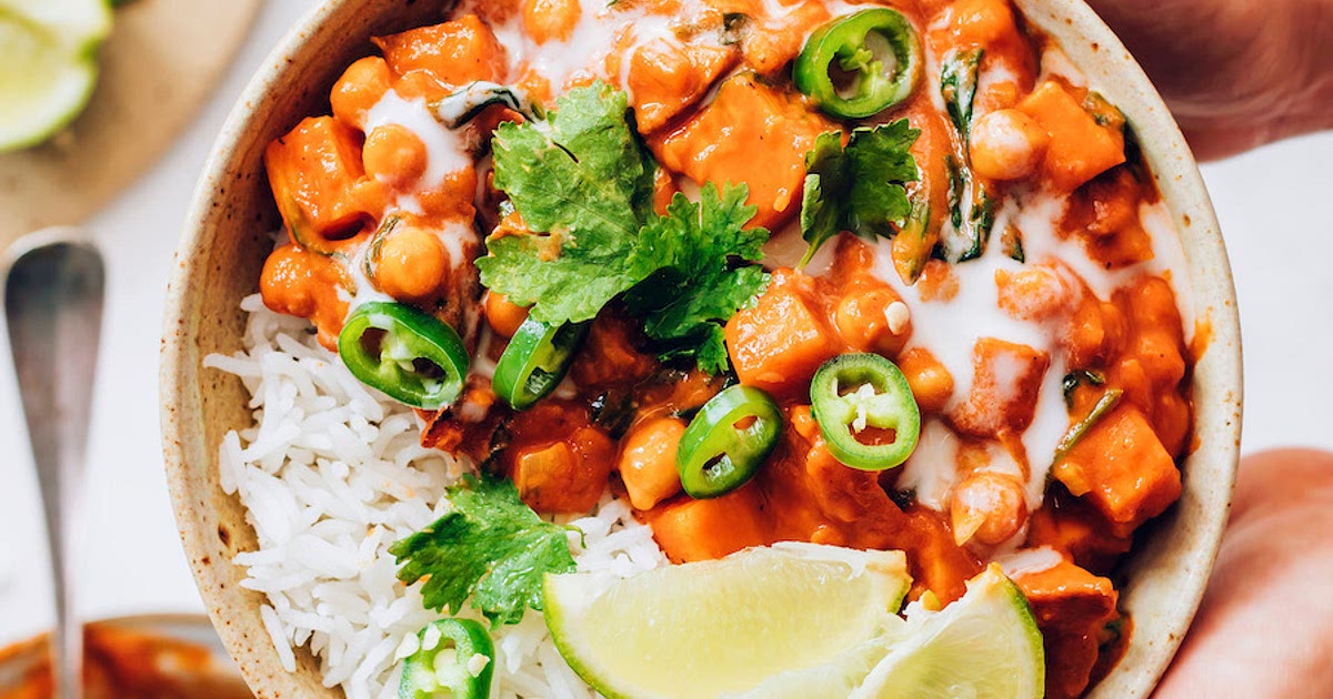 Roasted Red Pepper Chickpea Curry (Instant Pot Friendly!) Recipe ...