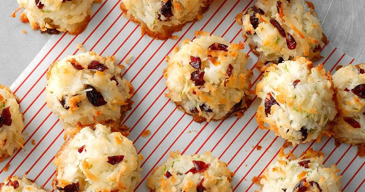 Cranberry Lime Macaroons Recipe | Samsung Food App
