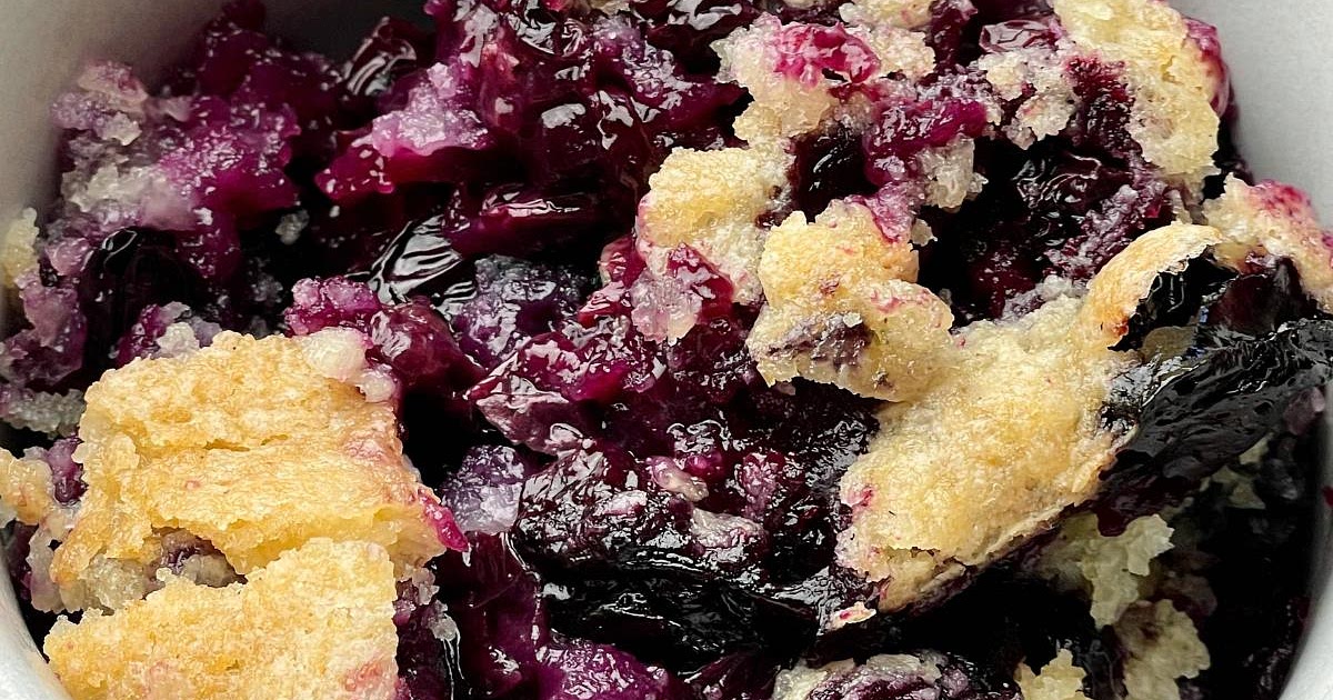 Vegan Blueberry Cobbler Recipe | Samsung Food App