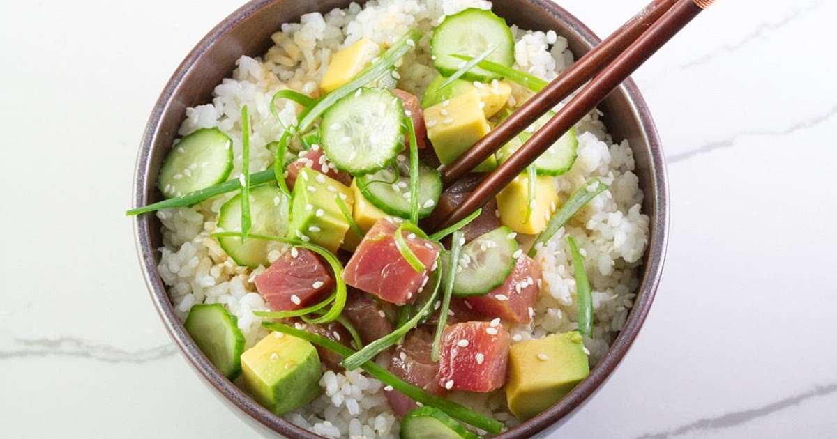 Low FODMAP Tuna Poke Recipe | Samsung Food App