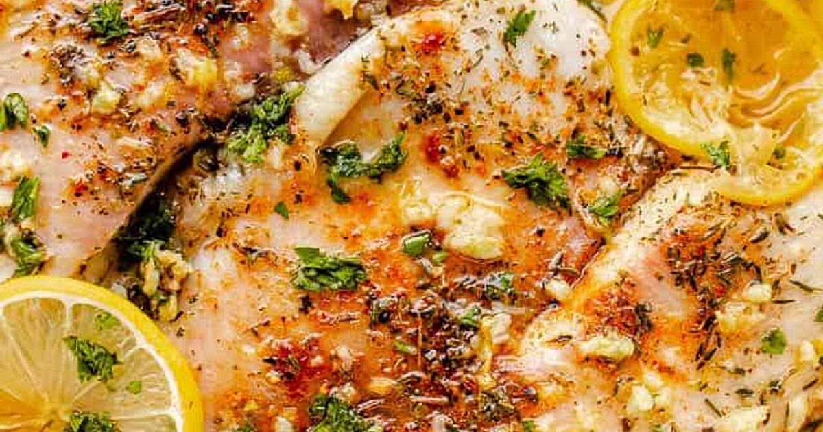 GARLIC BUTTER OVEN BAKED TILAPIA Recipe | Samsung Food App