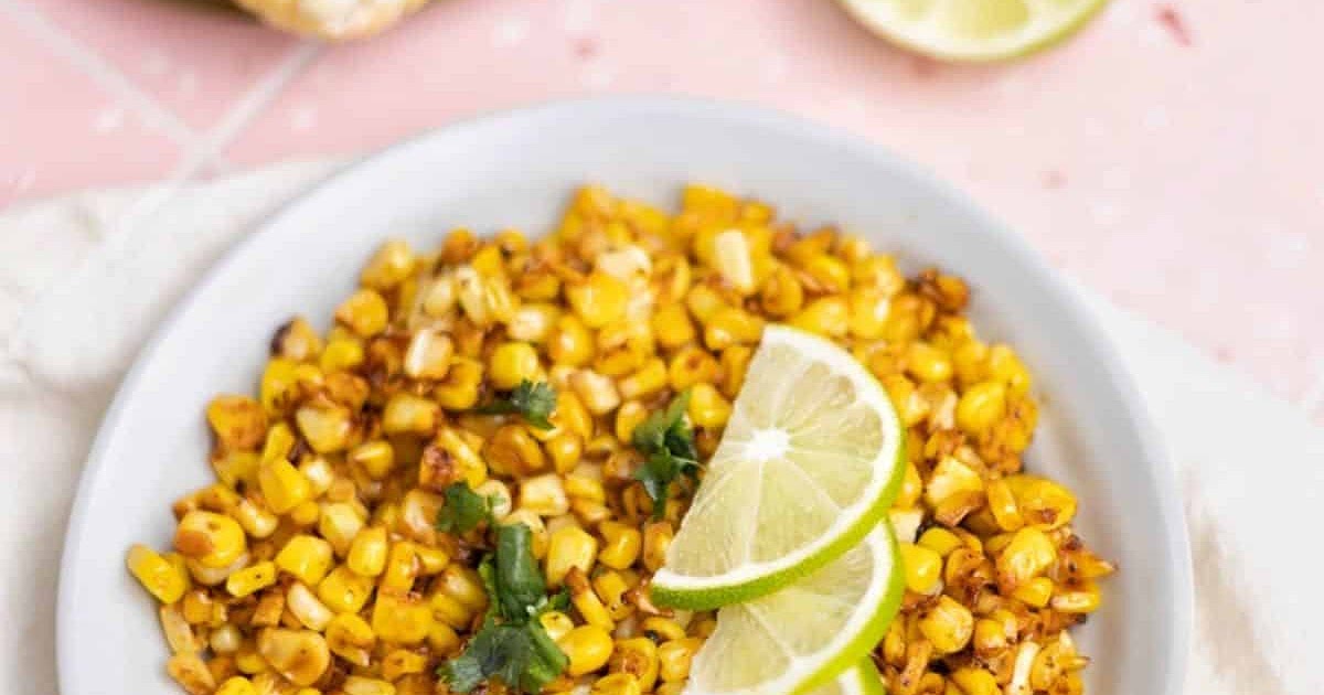 Skillet Charred corn- Blackened corn Recipe | Samsung Food App