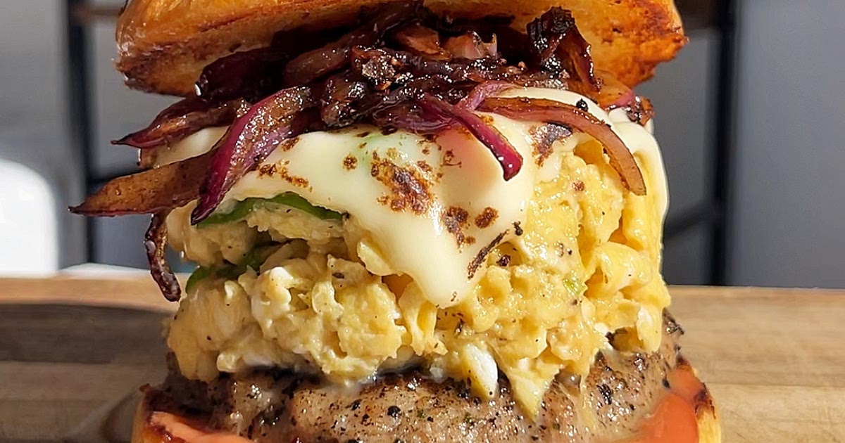 Scrambled Egg Burger Recipe | Samsung Food App