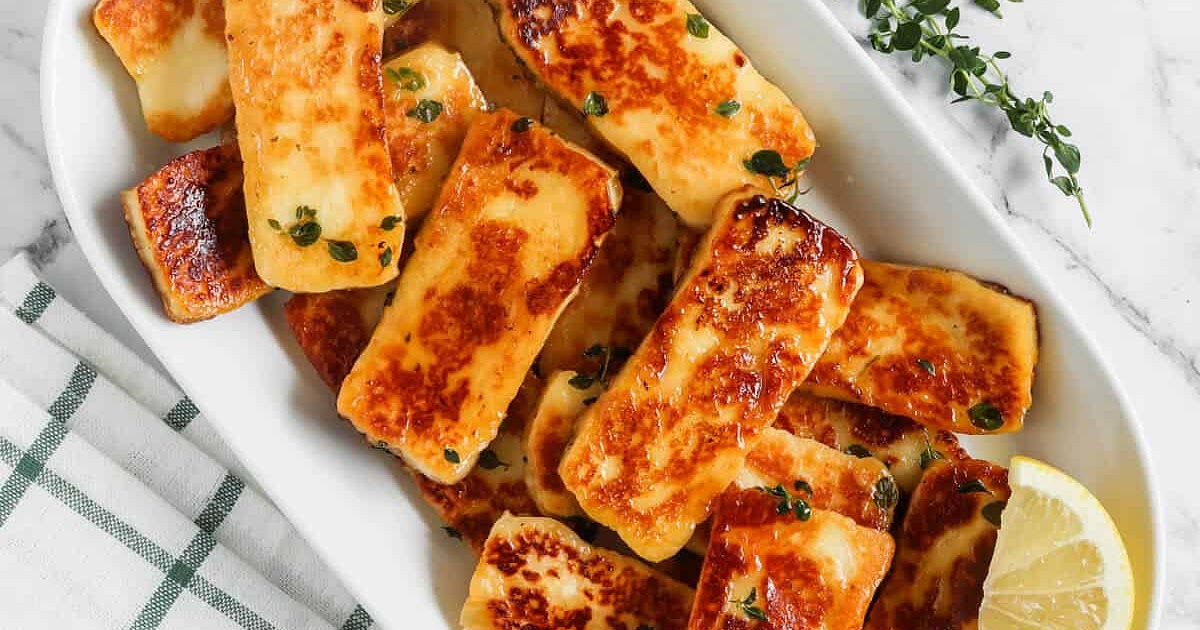 Honey Glazed Halloumi Recipe | Samsung Food App