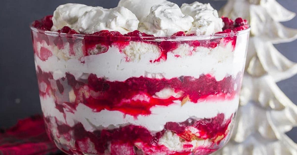 Low FODMAP Cranberry Raspberry Cheesecake Trifle Recipe | Samsung Food App