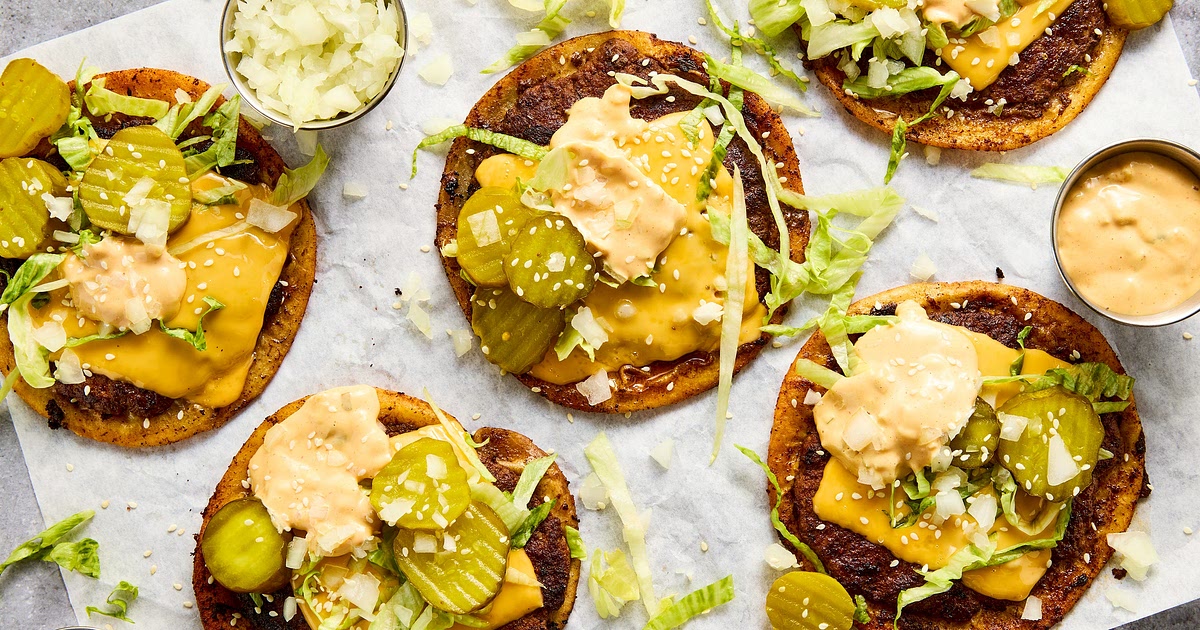 Smash Burger Tacos Recipe | Samsung Food App