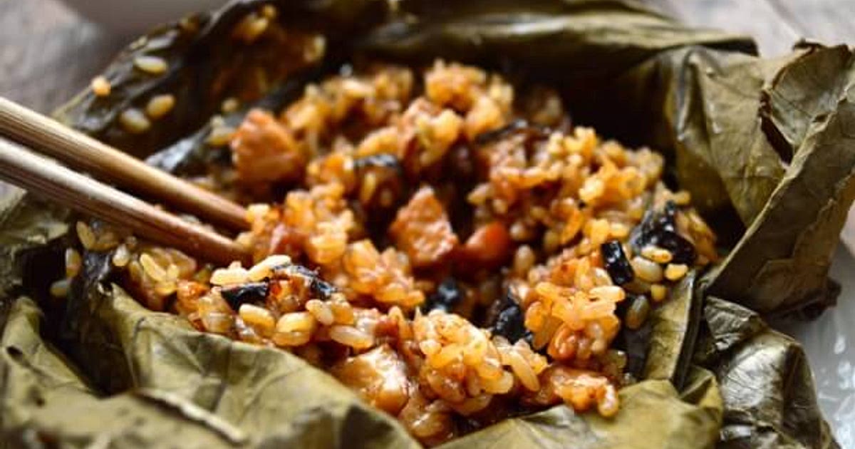 Dim Sum Sticky Rice Lotus Leaf Wraps (Lo Mai Gai) Recipe | Samsung Food App