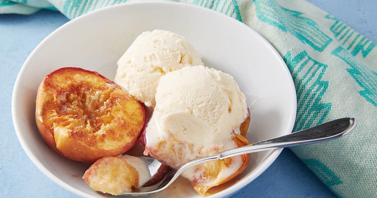 Baked Peaches Recipe | Samsung Food App