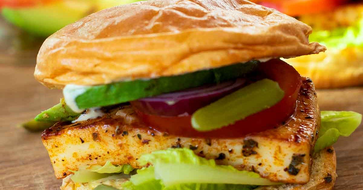 Halloumi Burger Recipe | Samsung Food App