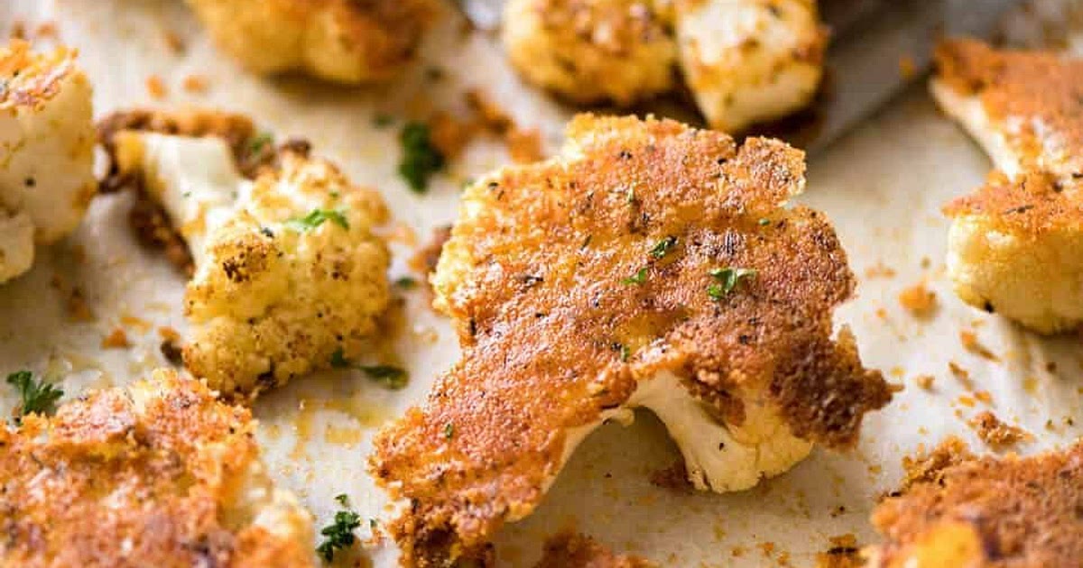 Roasted Parmesan Crusted Cauliflower Recipe | Samsung Food App